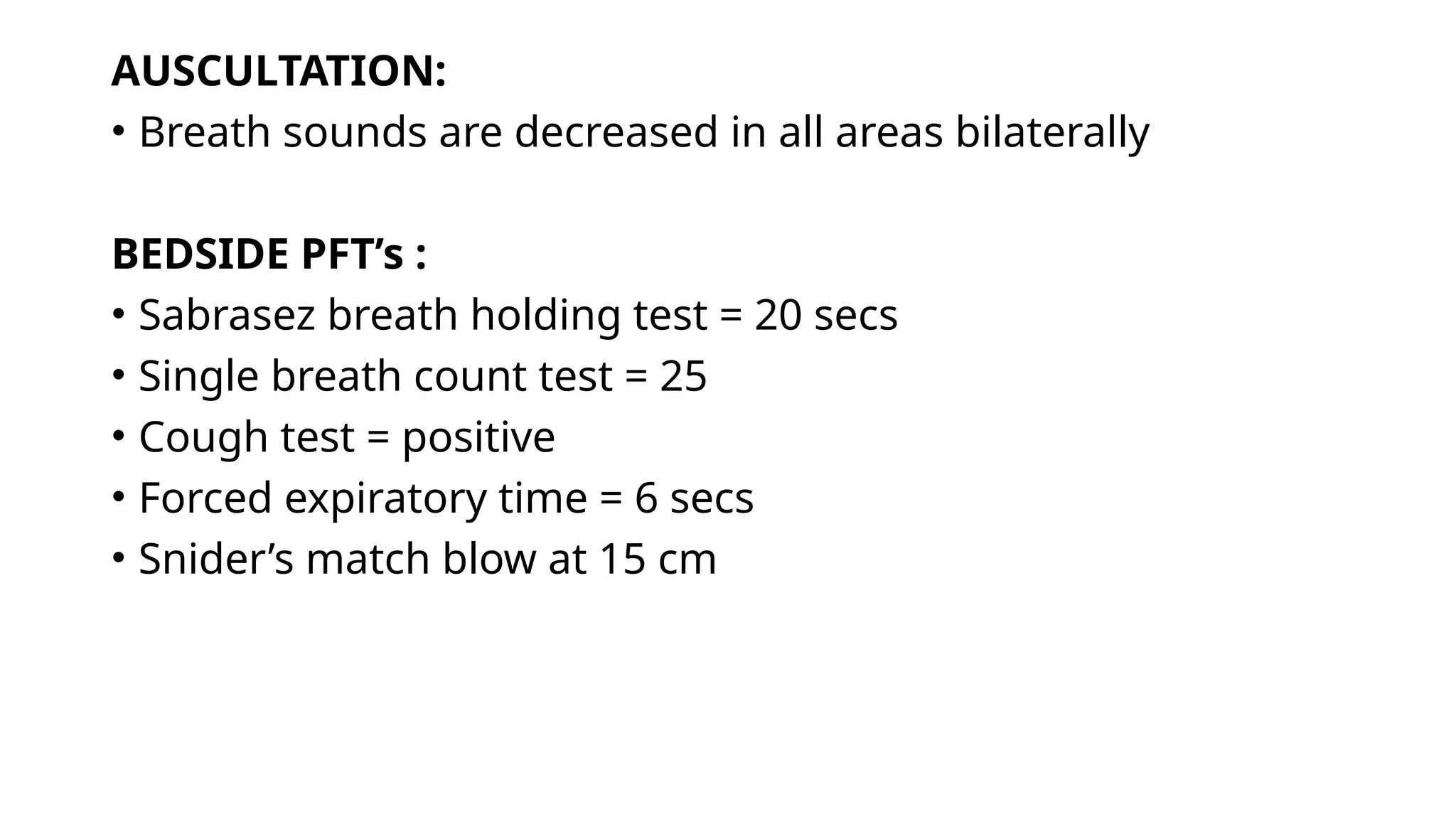 Chronic obstructive pulmonary disease - case | PPTX