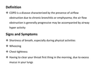CASE PRESENTATION ON COPD with RV FAILURE | PPTX