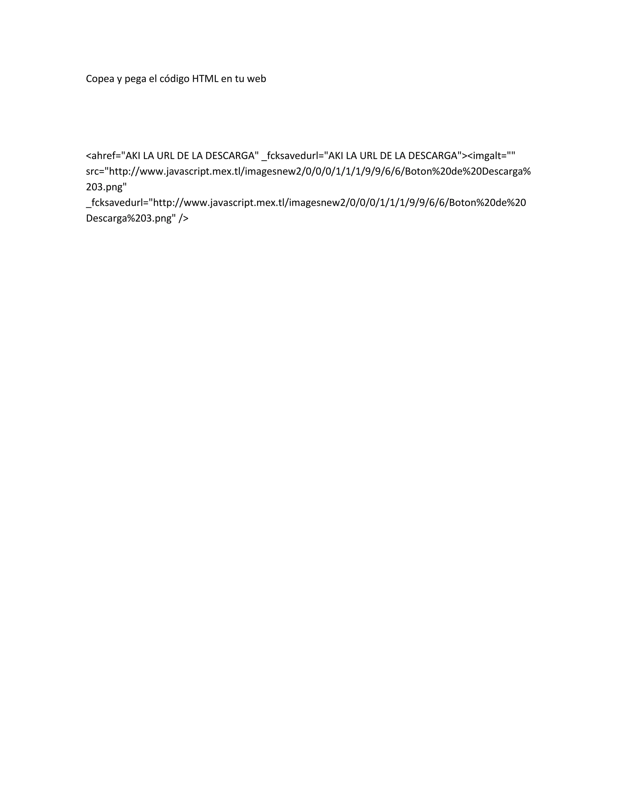 Copea y pega el código html en tu web 4 | DOCX