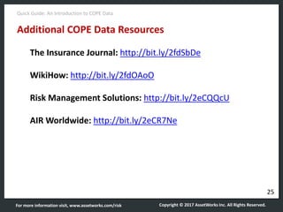 An Introduction to COPE Data | PDF