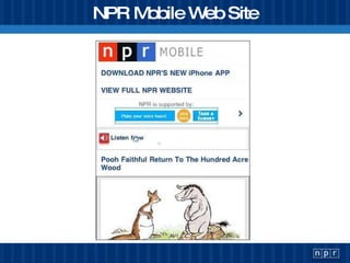 NPR : Examples of COPE | PPT