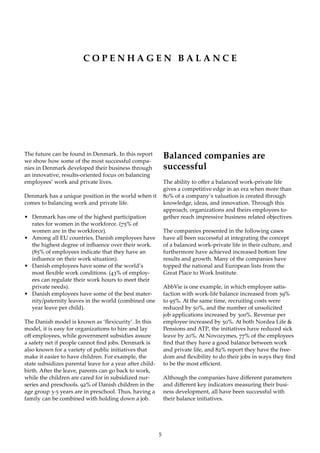Copenhagen balance report - How Danish Work Design Creates Productivity ...