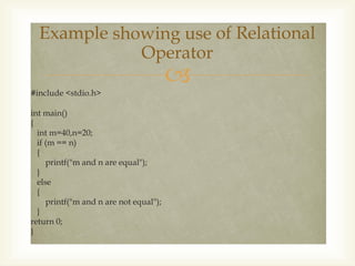 Types of Operators in C programming .pdf