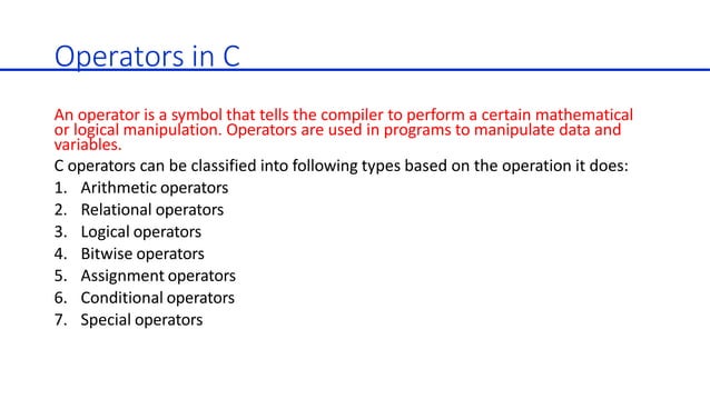 C Operators and Control Structures.pptx