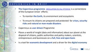 Copernicus and its evolution H2020 | PDF