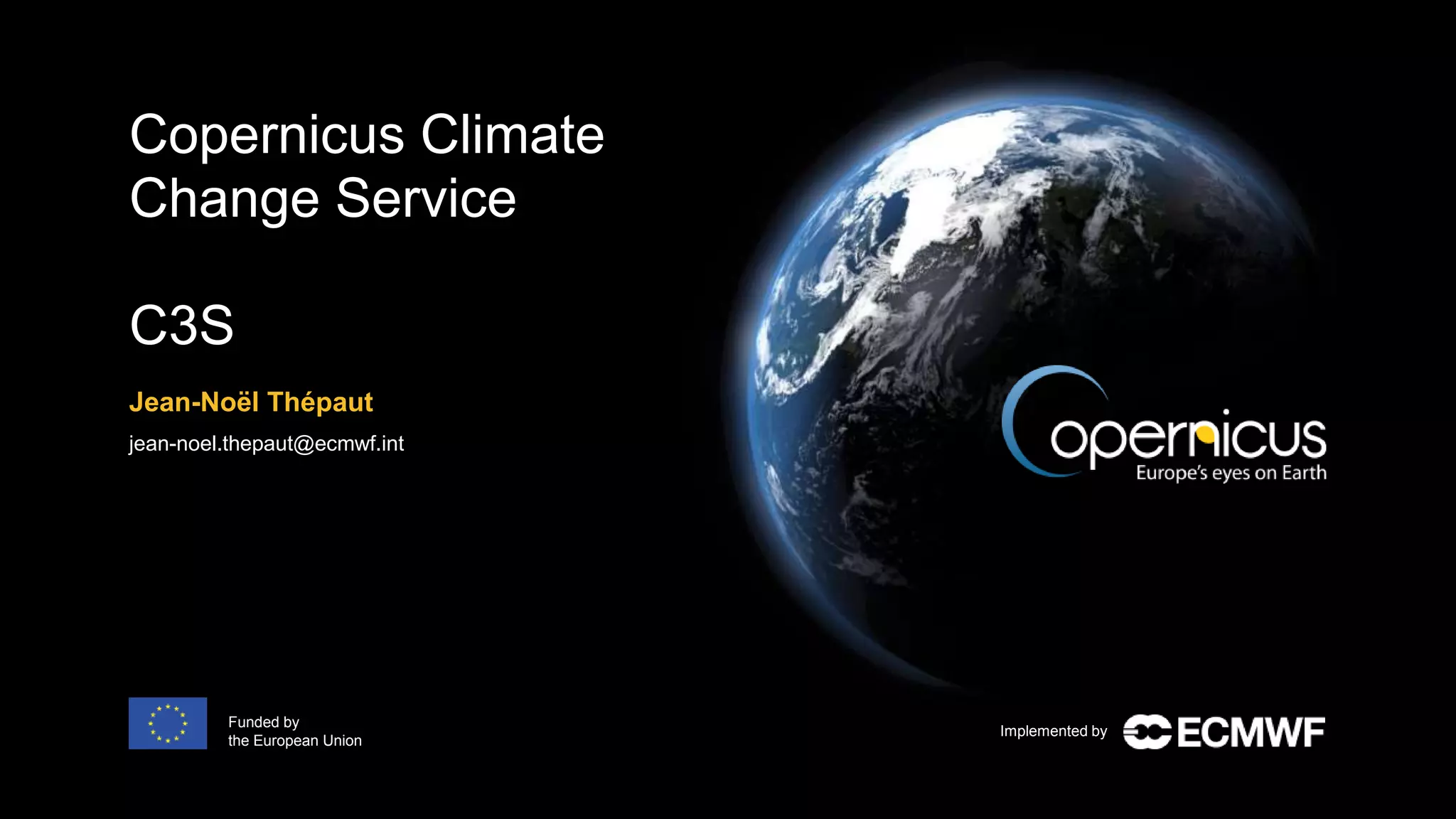 Copernicus Climate Change Service - An introduction | PDF