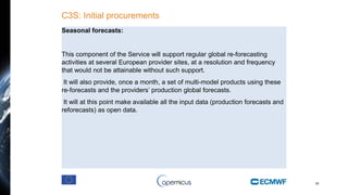 Copernicus Climate Change Service - An introduction | PPT