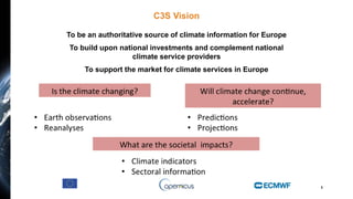 Copernicus Climate Change Service - An introduction | PPT