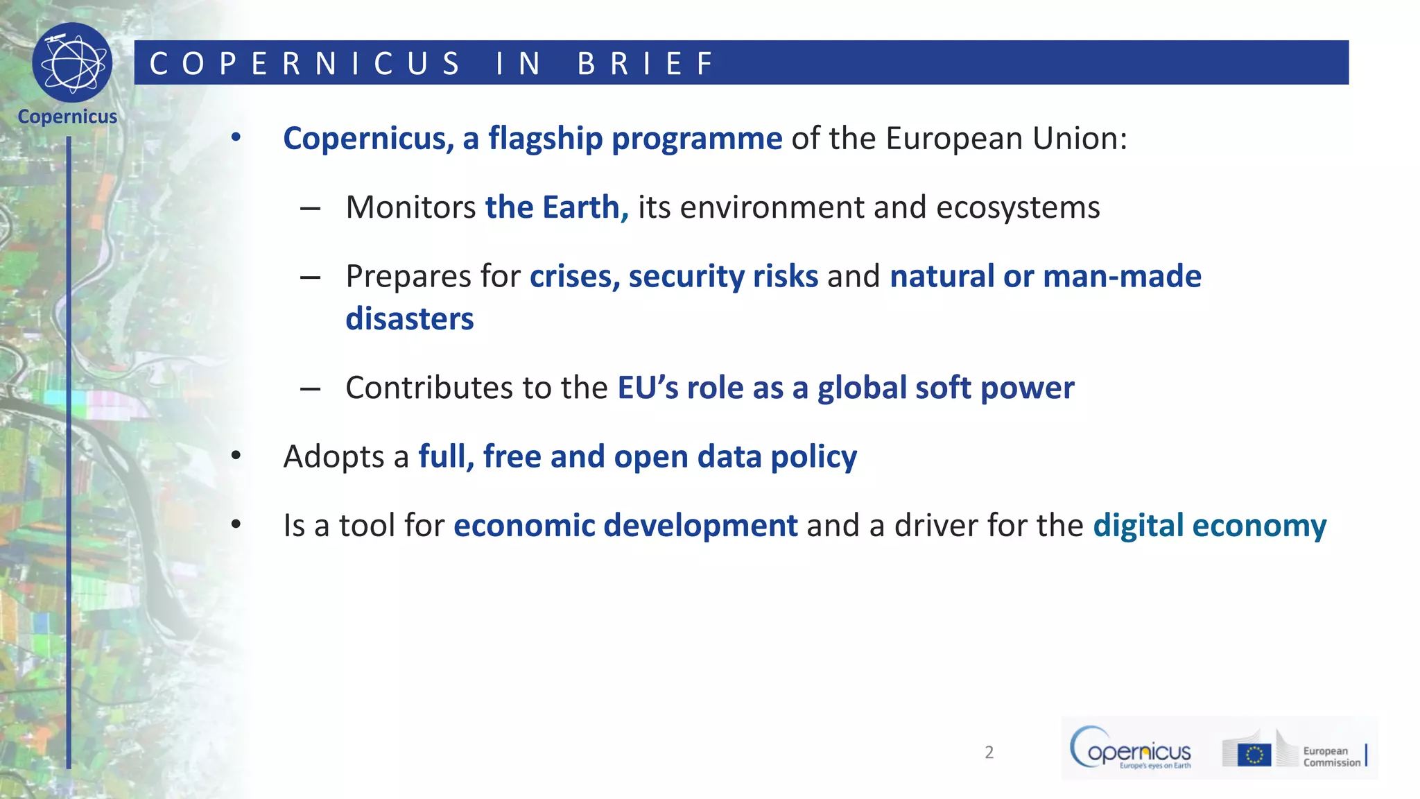 Copernicus general overview | PDF