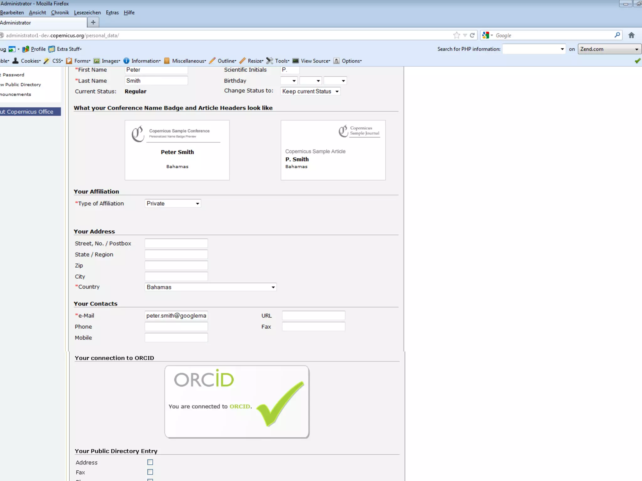 Copernicus orcid implementation | PPT
