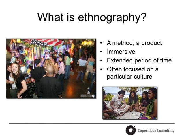 How ethnography helps product design | PPT