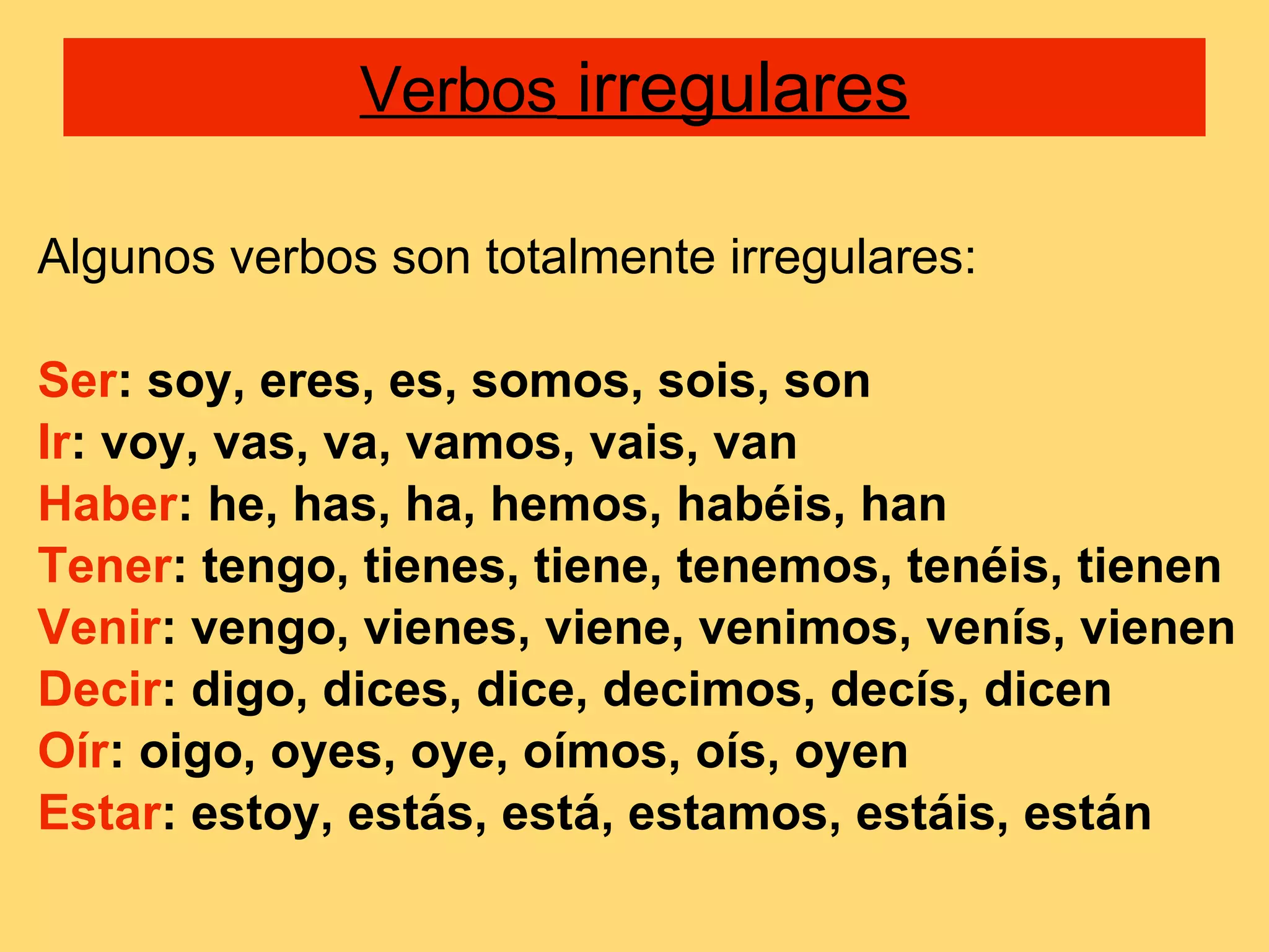 Presente De Indicativo | PPT