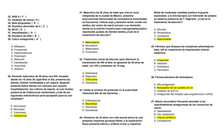 Exámenes farmacología 1 para practicar. | PDF