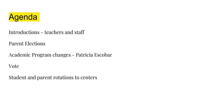 6th Grade Parent Assembly | PPTX