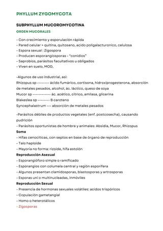 ORGANISMOS PARECIDO A HONGO- FILO OOMYCOTA | PDF