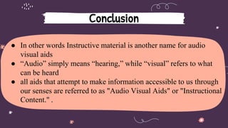 Audio-Visual Materials | PPTX