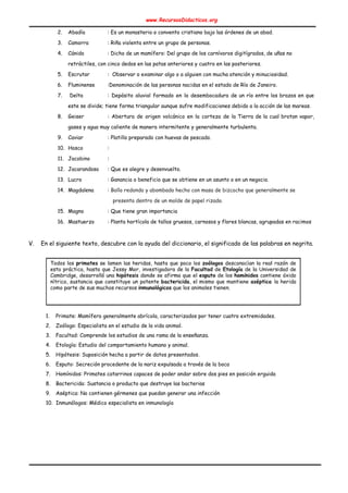 Definiciones 5° "A" | PDF