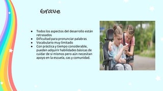 Clasificaciones, grados y niveles de la D.I | PPTX