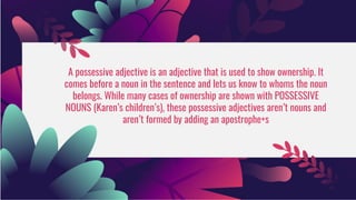 Possessives | PDF