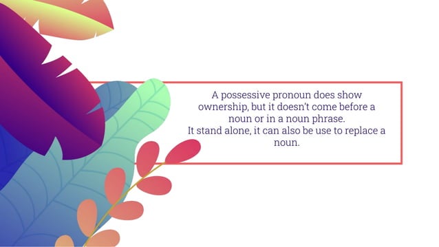 Possessives | PPT