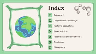 Genetic engineering and environment presentation | PDF
