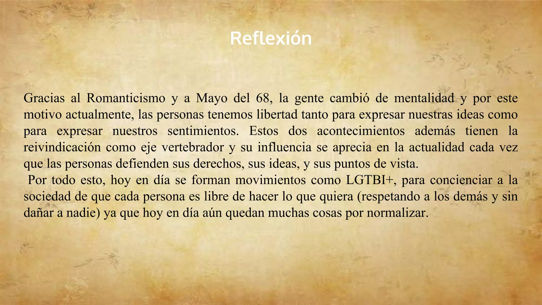 Diversidad sexual e identidad de género: Romanticismo-Mayo del 68 ...