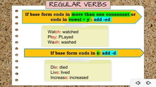 Past simple tense | PPT