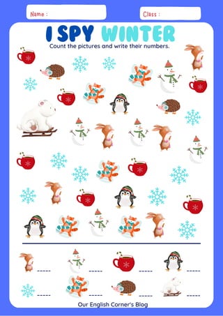 Winter I spy | PDF