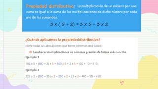 propiedades de la multiplicación ppt 5to. | PPTX