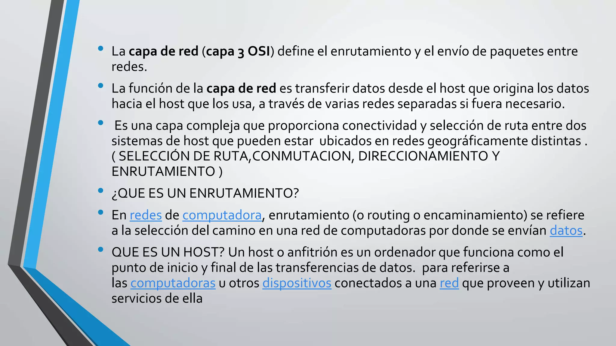 modelo osi CAPA 3 | PPTX