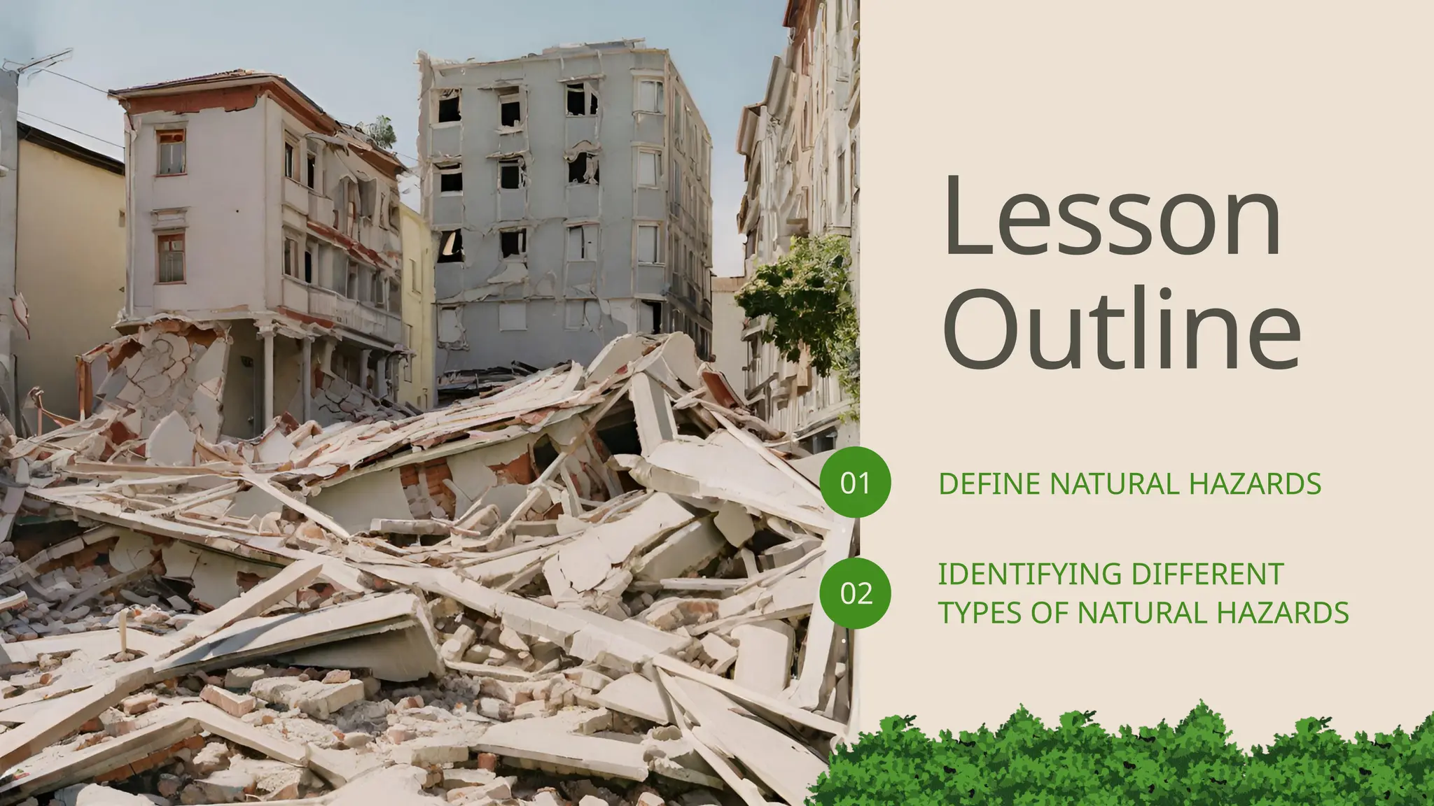 Natural Hazards Lesson, Qué es un peligro natural? | PPTX
