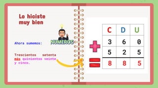 Sumas con Centenas | PDF