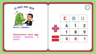 Sumas con Centenas | PDF