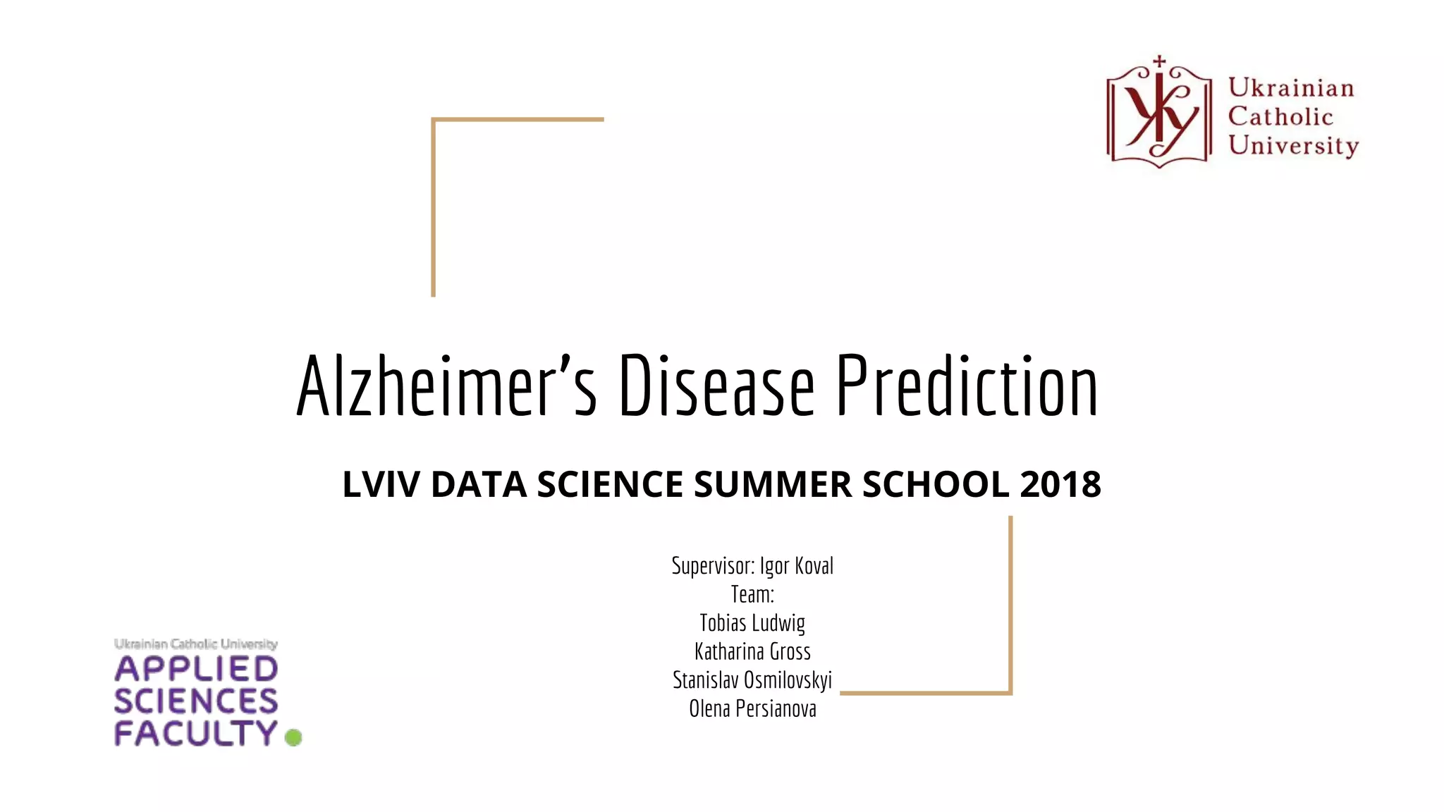 Alzheimer's disease prediction (2) | PDF