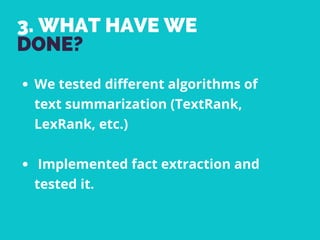 Facts extraction | PPT