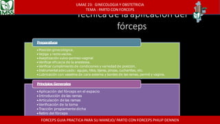 parto con forceps | PPTX