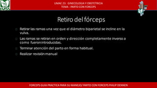 parto con forceps | PPTX
