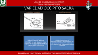 parto con forceps | PPTX