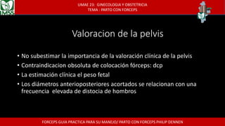 parto con forceps | PPTX