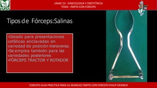 parto con forceps | PPTX