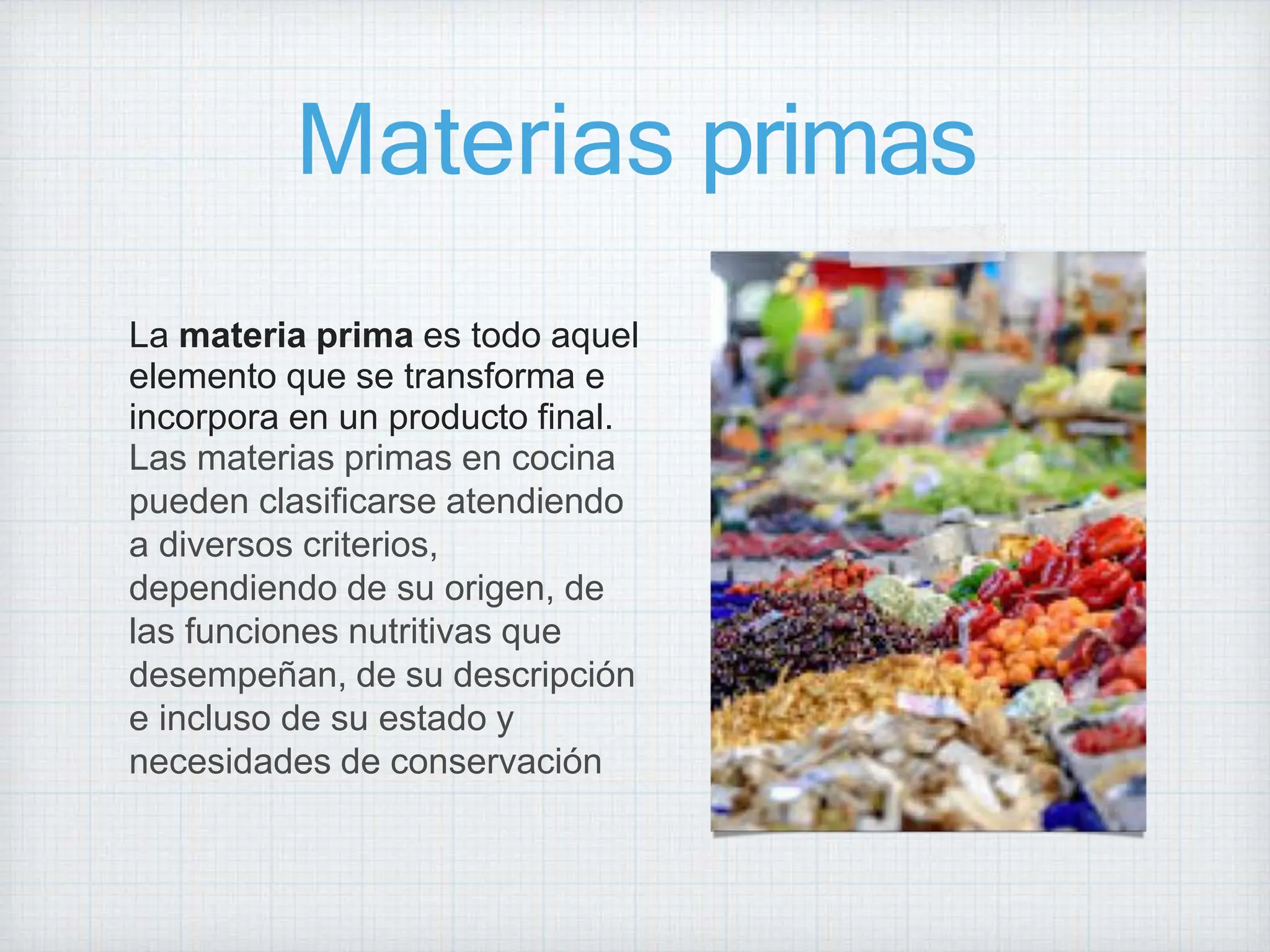 Copia de Presentacion Clasificación de las materias primas .pptx