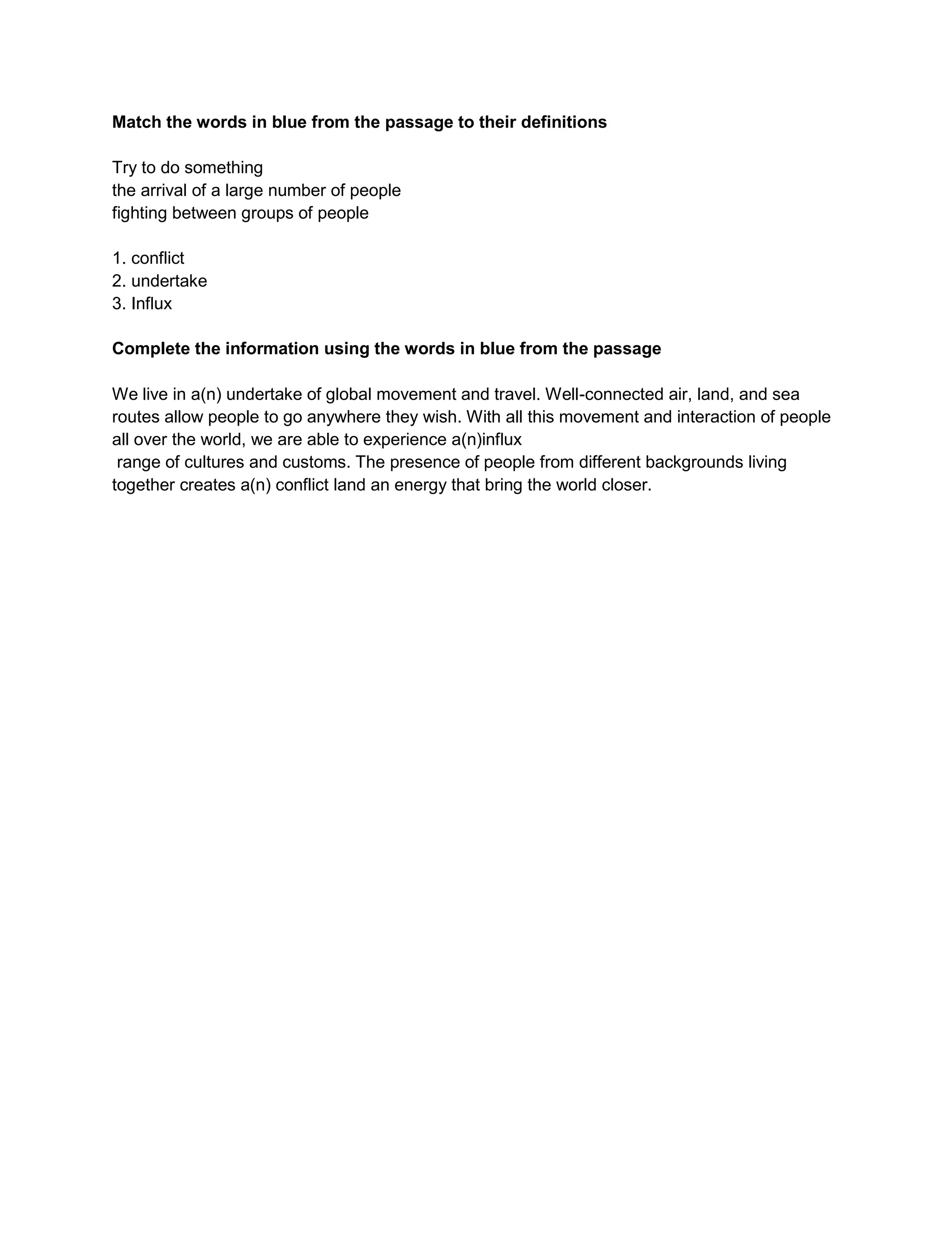 reading comprehension nat geo for groups | DOCX