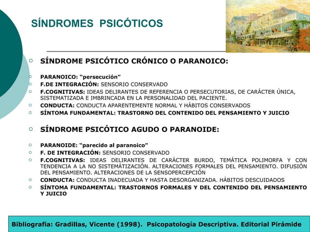 síndromes psiquiátricos | PPT