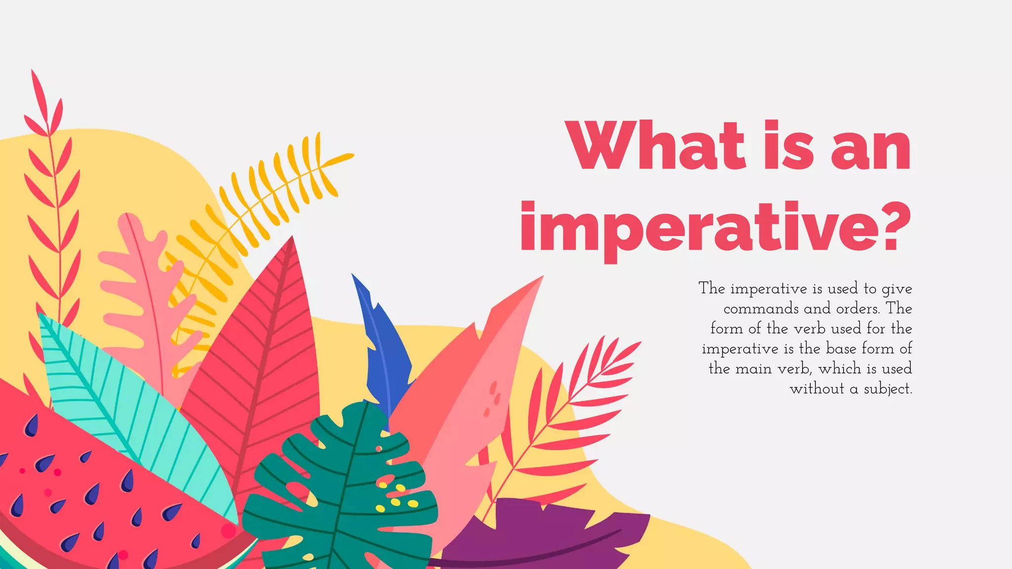 Imperatives PPT imperatives-ppt
