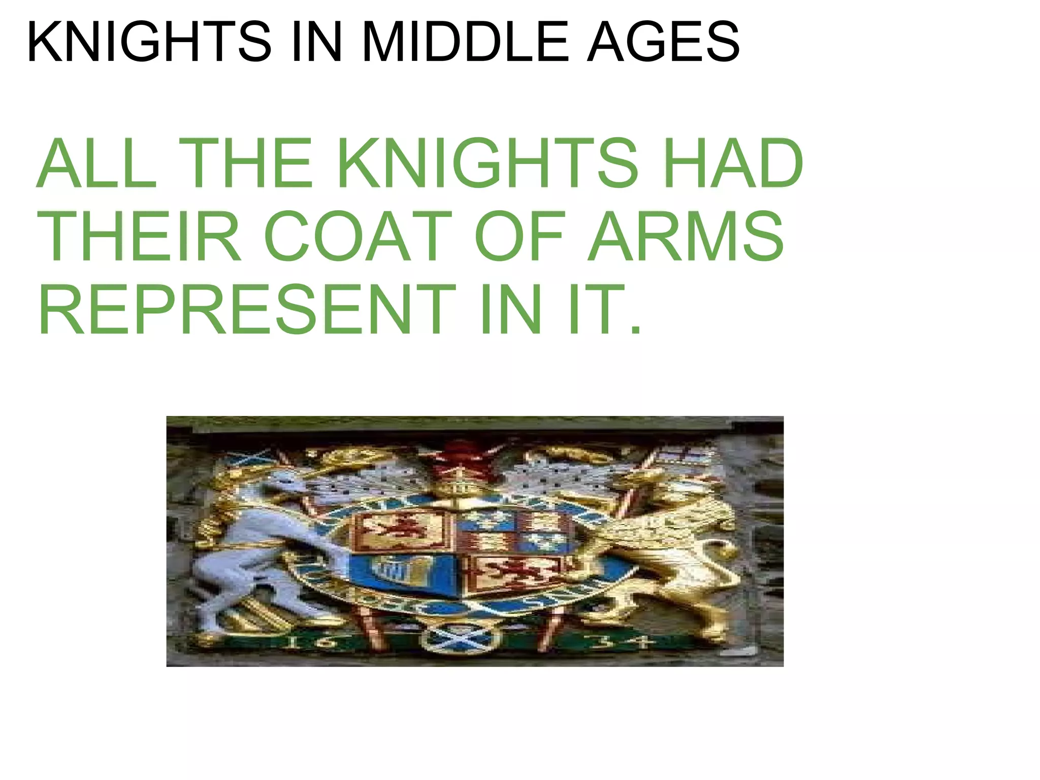 knights in middle ages | PPT
