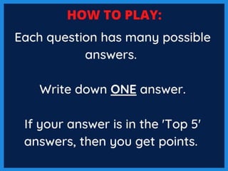 Top-5-Quiz-Easy | PPTX