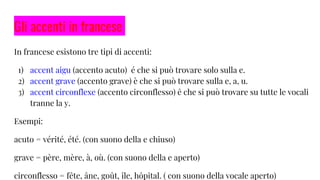 Copia di la fonetica del francese. ortografia e pronuncia | PPTX