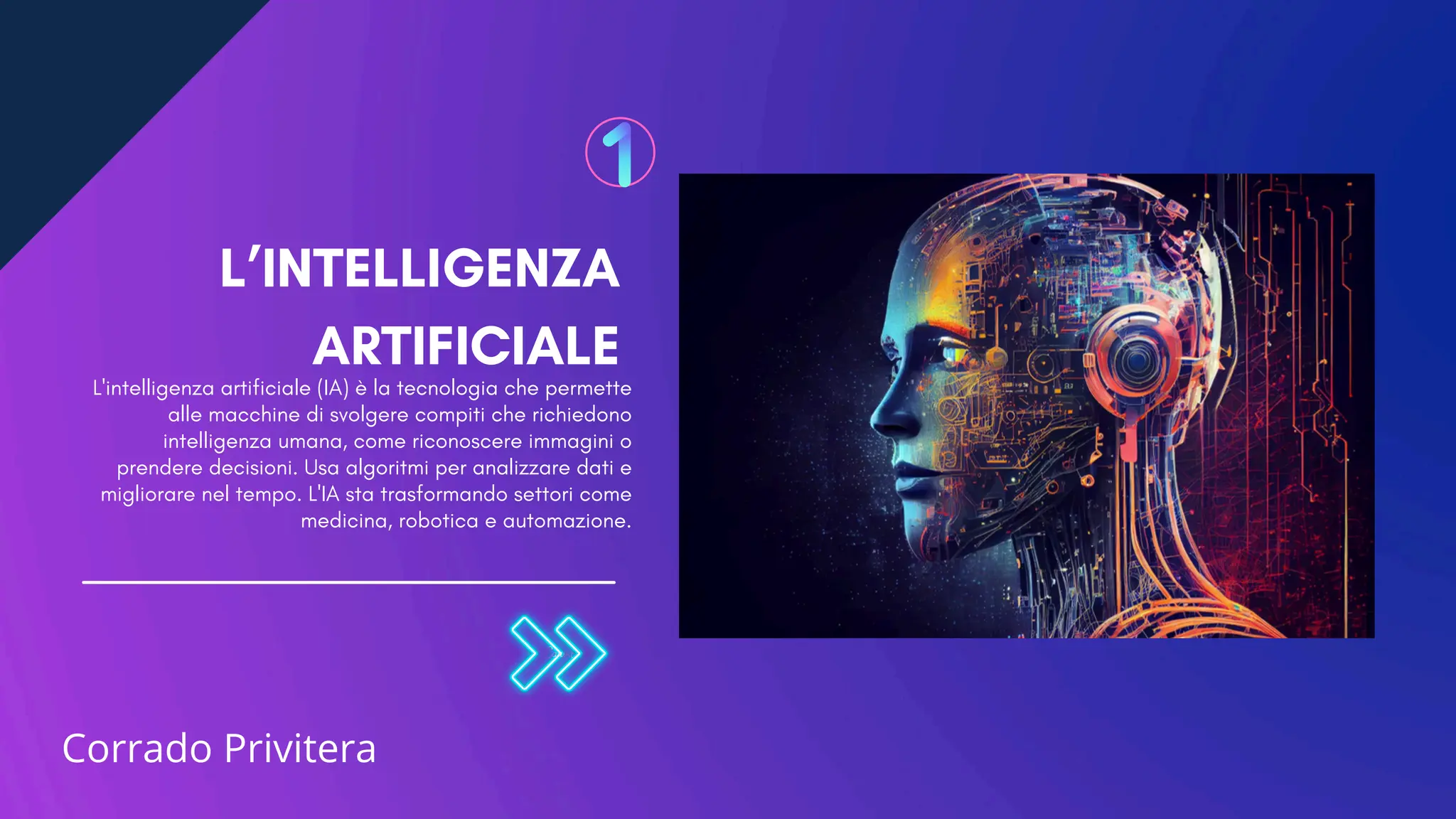 Copia di L’intelligenza artificiale, creato con canva | PPT