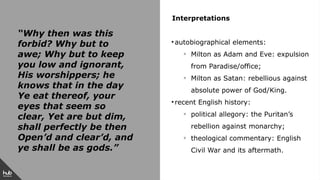 Copia di milton_paradise_lost.pptx molto pptx | PPT