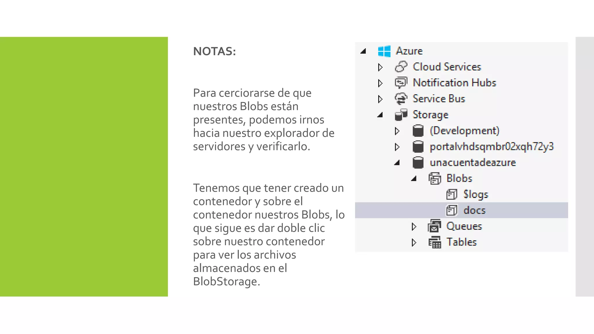 Copiando blobs desde el blob storage | PPT